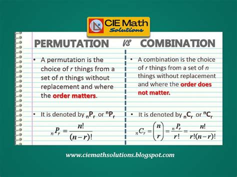 permutations and combinations permutations and combinations maths
