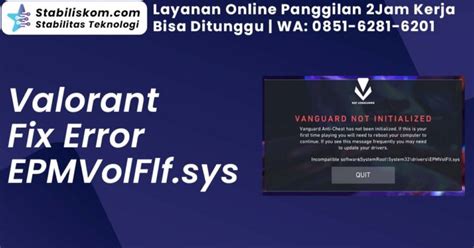 Fix Error Valorant Incompatible Software