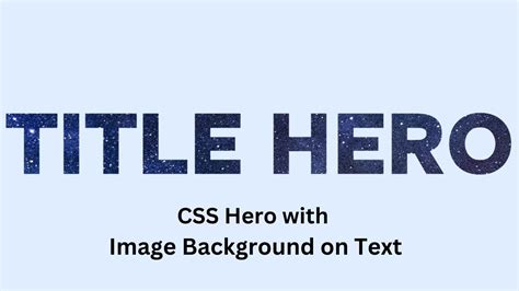 How To Create A Css Hero Section With Text Zouraiz Posted On The Topic Linkedin