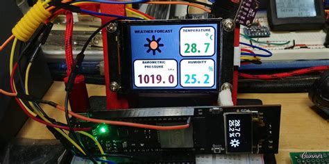 Weather Station With Esp32 With Oled Nextion And Bme280 And Now Virtuino Projects Made With