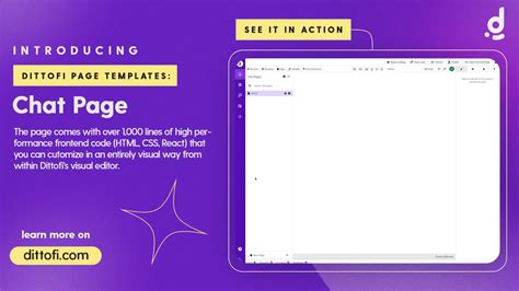 james virgo on linkedin introducing dittofi s new react chat page template
