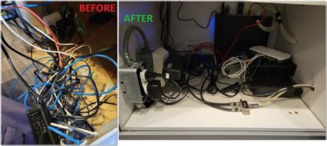 Messy Network Cabling U Kunstentech