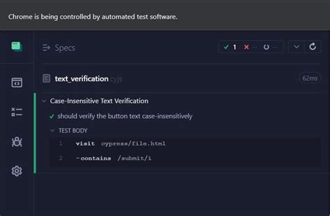 Cypress Text Verification Geeksforgeeks