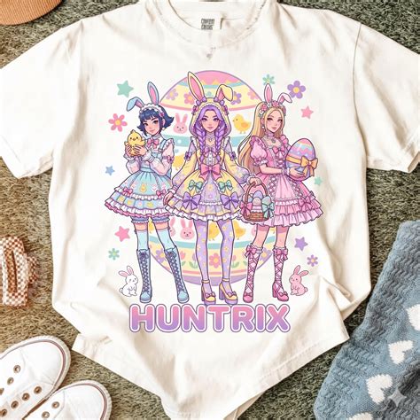 Huntrix Anime Easter Girls Png Kawaii Bunny Design Digital Download