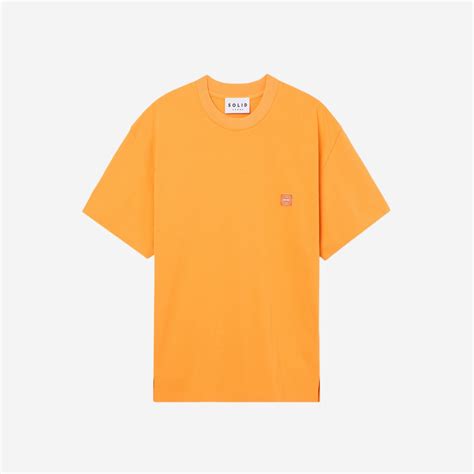 솔리드 옴므 그라디언트 백로고 티셔츠 오렌지 23ss Solid Homme Kream