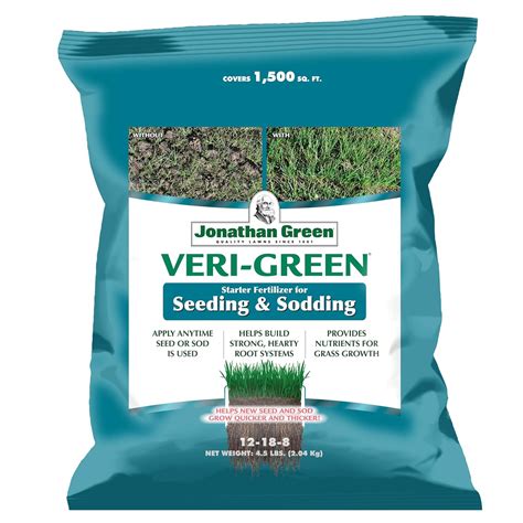 Jonathan Green Veri Green Starter Lawn Fertilizer 12 18 8 Garden World