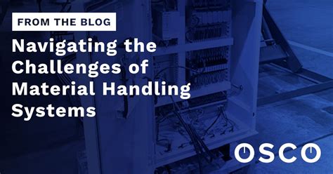 Osco Controls On Linkedin Material Handling Systems Are Crucial To Industrial Operations But They