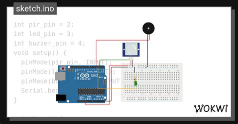 Alarma Con Sensor De Movimiento Wokwi Esp32 Stm32 Arduino Simulator