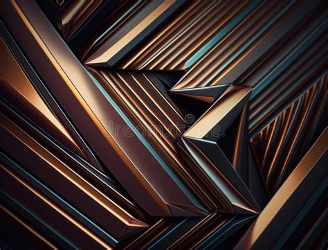 Modern Technology Abstract Texture With Diagonal Metallic Lines Created With Generative Ai