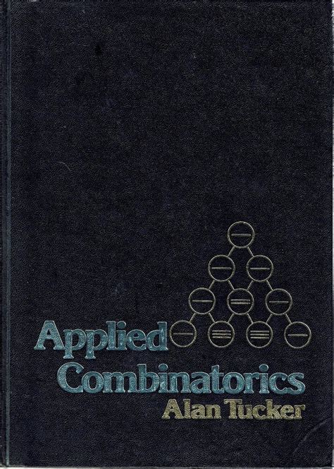 Applied Combinatorics Tucker Alan Marlowes Books