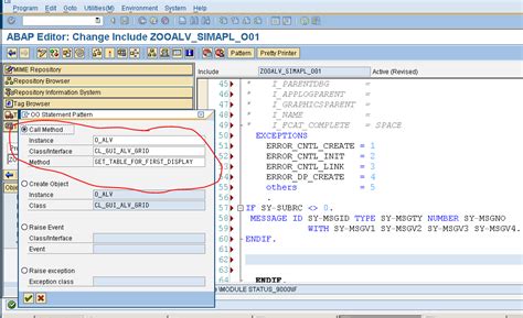 Sap Tech Basic Oo Alv Report Se80