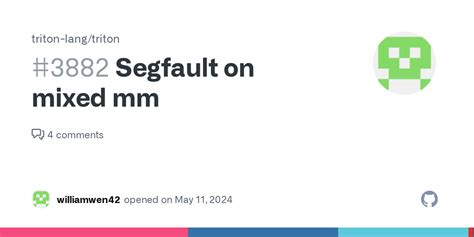Segfault On Mixed Mm · Issue 3882 · Triton Lang Triton · Github