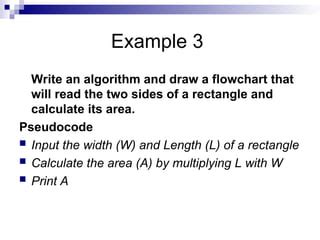 Lect1 Algorithms And Flowchart PPT Presentation PPT