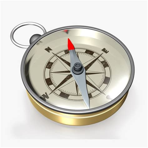 Animated Compass 3d Models For Download Turbosquid