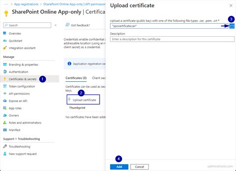 Connect To Sharepoint Online With Certificate