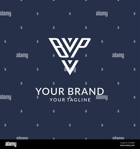 BP Triangle Monogram Logo Design Ideas Creative Initial Letter Logo With Triangular Shape Logo