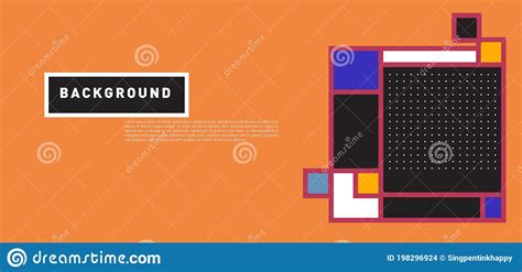 Vector Abstract Colorful Rectangle Background For Banner Stock Vector Illustration Of Blue