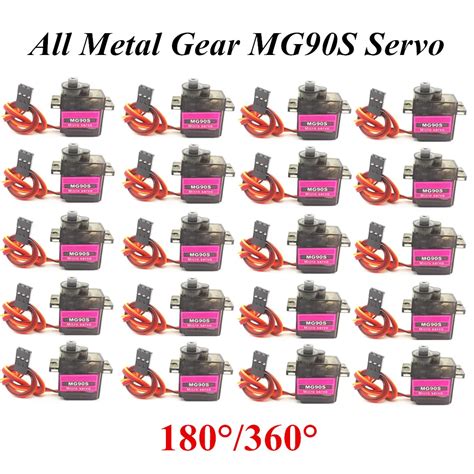 MG90S Servo 1 2 4 10 20 50 Pcs All Metal Gear 9g SG90 Upgraded Version For Helicopter Plane Boat