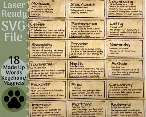 Keychain Magnet Bundle Svg File For Glowforge And Laser Etsy