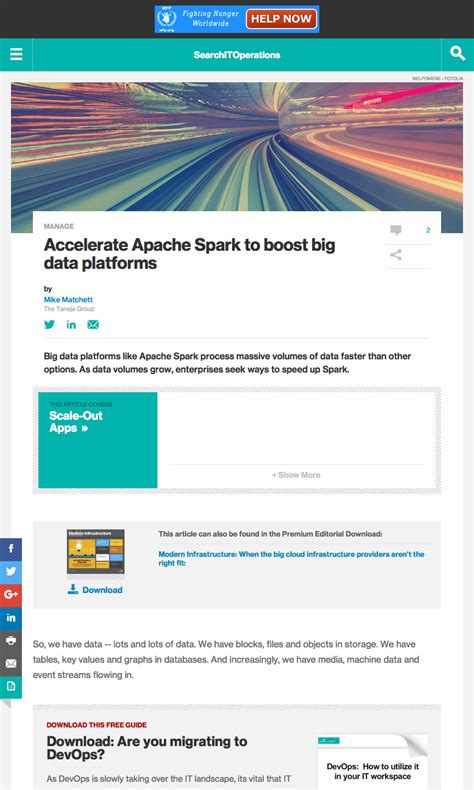 Accelerate Apache Spark To Boost Big Data Platforms Small World Big Data