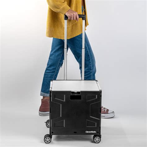 Collapsible Wheeled Crate 4 Wheels Clevermade
