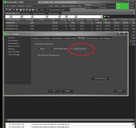 Using Zerodha Pi With College Lan Appareldro