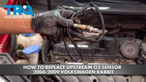 How to Replace Upstream O2 Sensor 2006-2009 Volkswagen Rabbit - YouTube