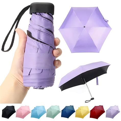 Anti Uv Super Mini Pocket Compact Sun Umbrella Folding Rain Windproof