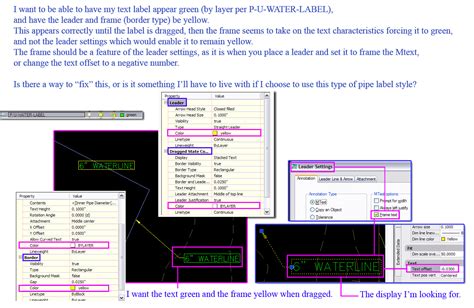 Label Settings Autodesk Community