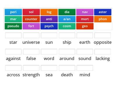 Junct Word Stem Teaching Resources