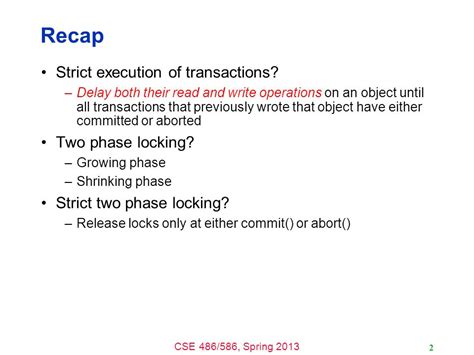 cse 486 586 spring 2013 cse 486 586 distributed systems concurrency