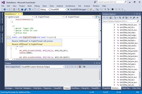 Using Freertos Mutexes To Synchronize Threads Visualgdb Tutorials