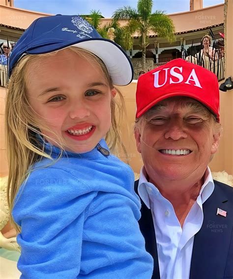 Aww Grandpa Donald Trump With His Granddaughter ☺️ 🇺🇸 Facebook