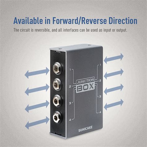 Sonicake Passive Pedalboard Junction Box Qcs 02