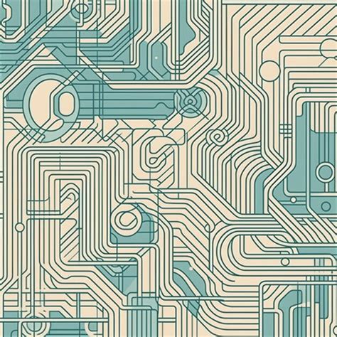 Premium Ai Image Linearflatabstractlinesseamless