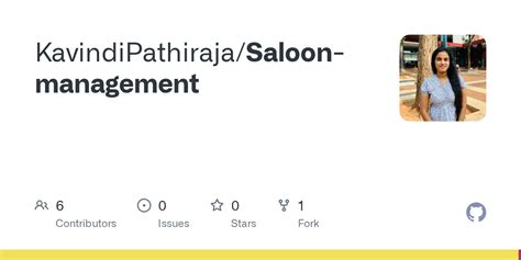 GitHub KavindiPathiraja Saloon Management