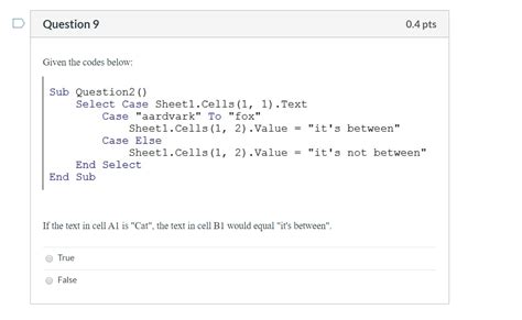 Solved Question Pts If I Want To Create A Message Box Chegg
