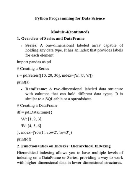 Python Programming For Data Science Pdf Comma Separated Values Microsoft Excel