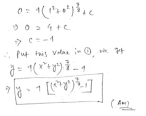 [solved] find the particular solution to the given differential