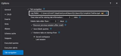 Manage Unsaved Queries Using Tab Navigation Tv