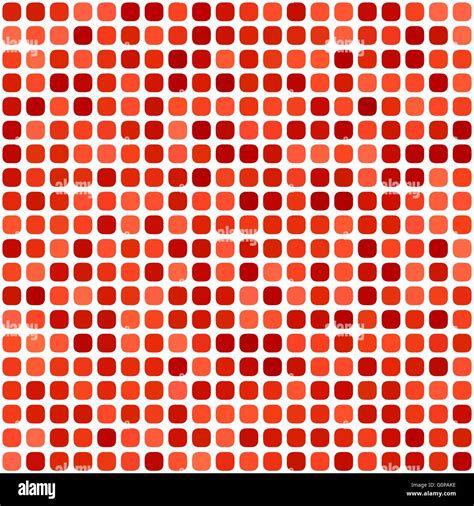 Red Rounded Square Mosaic Background Stock Vector Image And Art Alamy