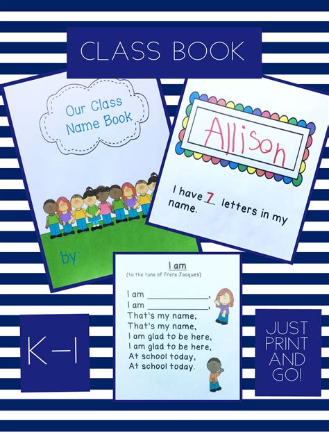 Our Class Name Book Is Perfect For The First Few Days Of School
