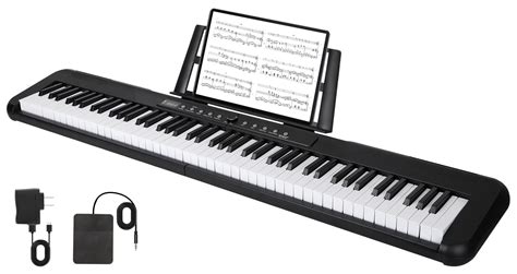 Digital Piano 88 Key Full Size Semi Weighted Electronic Keyboard Piano With Sustain Pedal Music