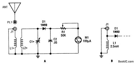 Tuned Rf Wavemeter Basic Circuit Circuit Diagram
