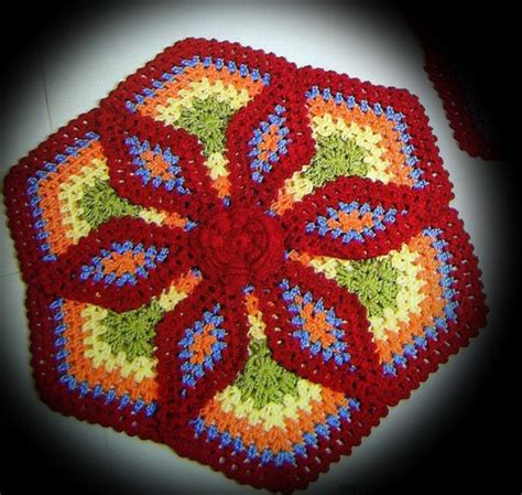 Яркий коврик крючком | Своими руками | ВКонтакте