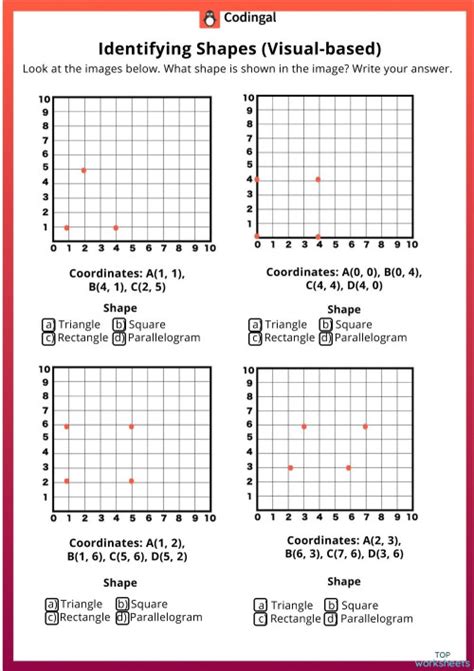 Mg04m18l59wc01identifying Shapes From Coordinates Visual Based Interactive Worksheet