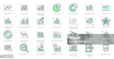그래프 선 아이콘입니다 벡터 그림에는 데이터 분석 다이어그램 통계 히스토그램 인포그래픽 통계 표시를 위한 경제 개요 픽토그램 등