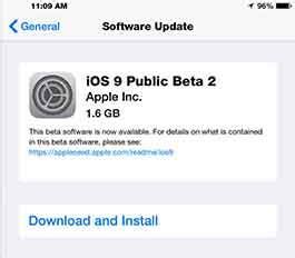 How To Install The IOS 9 Public Beta