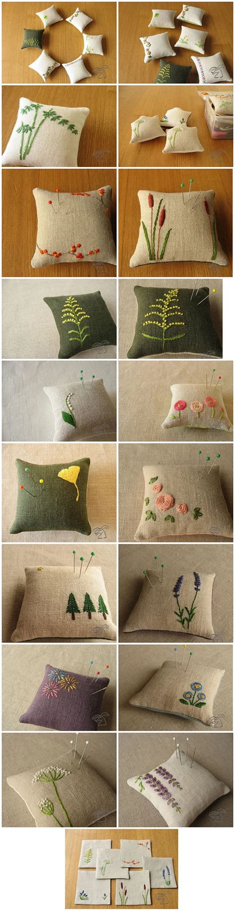 可爱刺绣针线插 花瓣网