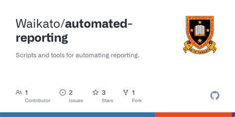 Github Waikatoautomated Reporting Scripts And Tools For Automating Reporting